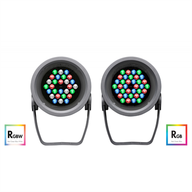 BIM objects - Free download! Lumenbeam Large Color Changing | BIMobject