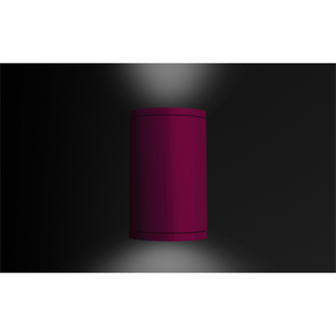 BIM objects - Free download! Cylinder Large Wall Mount Direct/Indirect ...