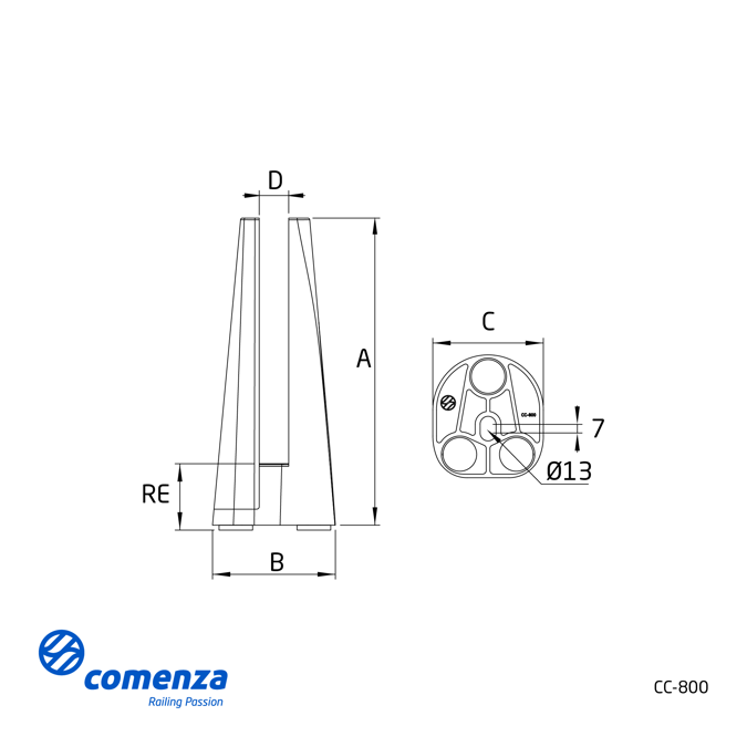BIM objects - Free download! GlassFit CC-800 | BIMobject