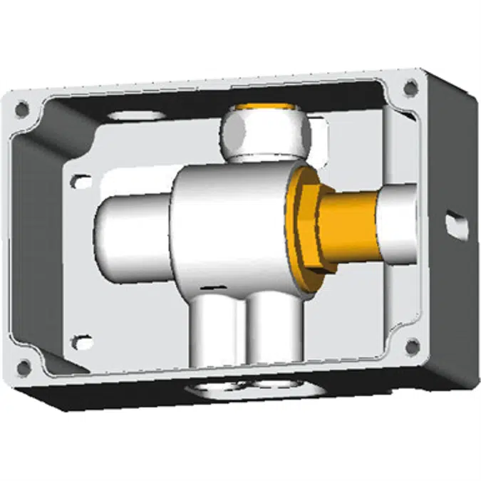 BIM objects - Free download! OKYRIS 2 CLINIC - Apparent thermostatic ...