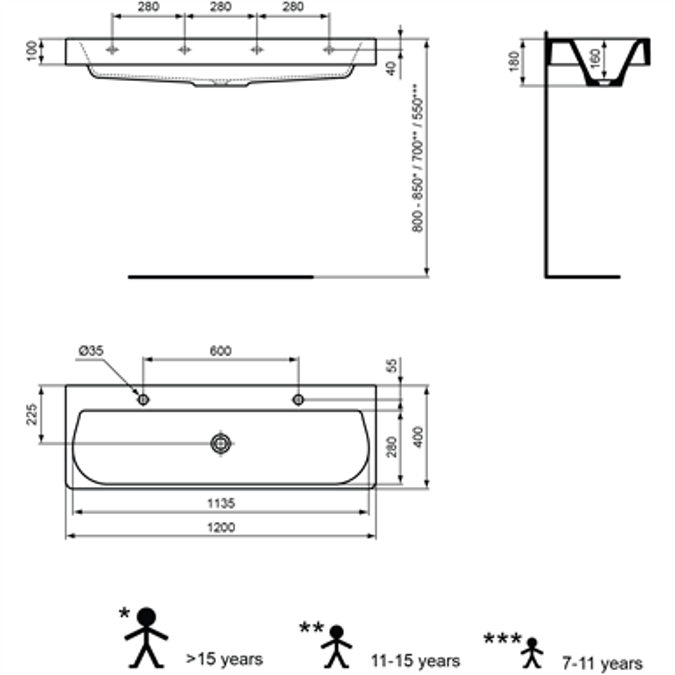 BIM objects - Free download! CONTOUR 21 - Collectif Sink - Contour 21 ...
