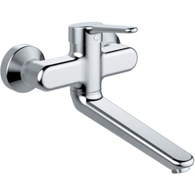 BIM objects - Free download! CERAPLUS BASIN MIXER EXPOSED SPOUT/200 S ...