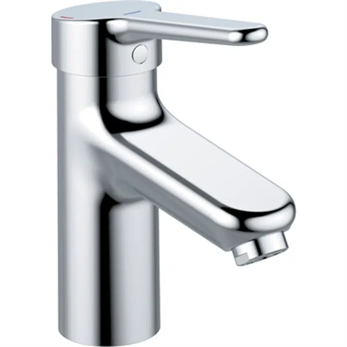 BIM objects - Free download! CERAPLUS BASIN MIXER RIM-MOUNTED WITH ...