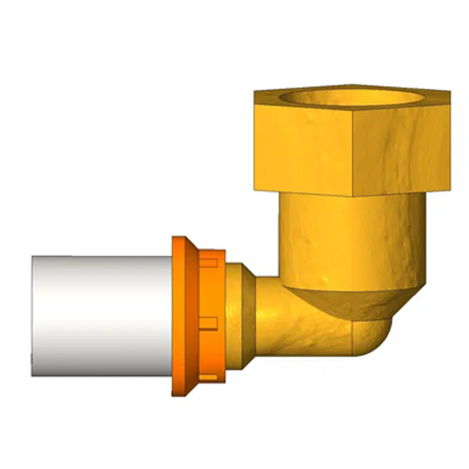 BIM objects - Free download! MP5717 Angle Fitting With Flat Seal And ...