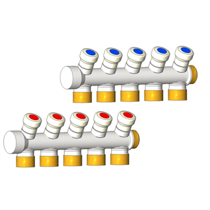 BIM-objekt - Gratis nedladdning! CI350N Modular Manifolds Easy Lock ...