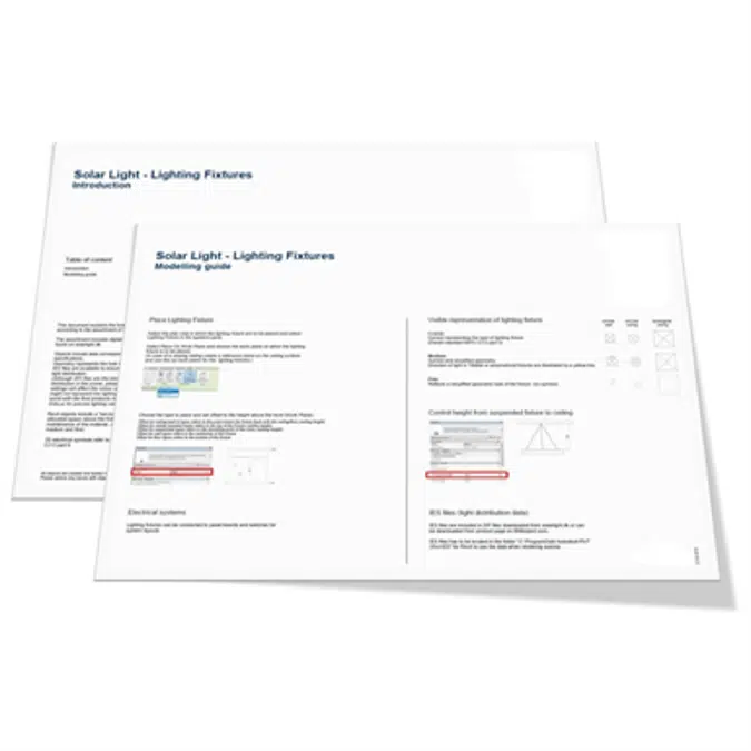 BIM objects - Free download! Solar Light - ModellingGuide | BIMobject