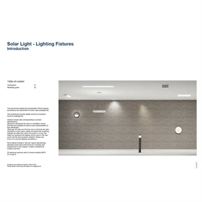 BIM objects - Free download! Solar Light - ModellingGuide | BIMobject