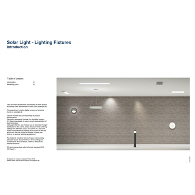 BIM objects - Free download! Solar Light - ModellingGuide | BIMobject