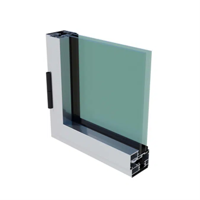BIM objects - Free download! System LT - 1 Leaf Window Concealed Line ...