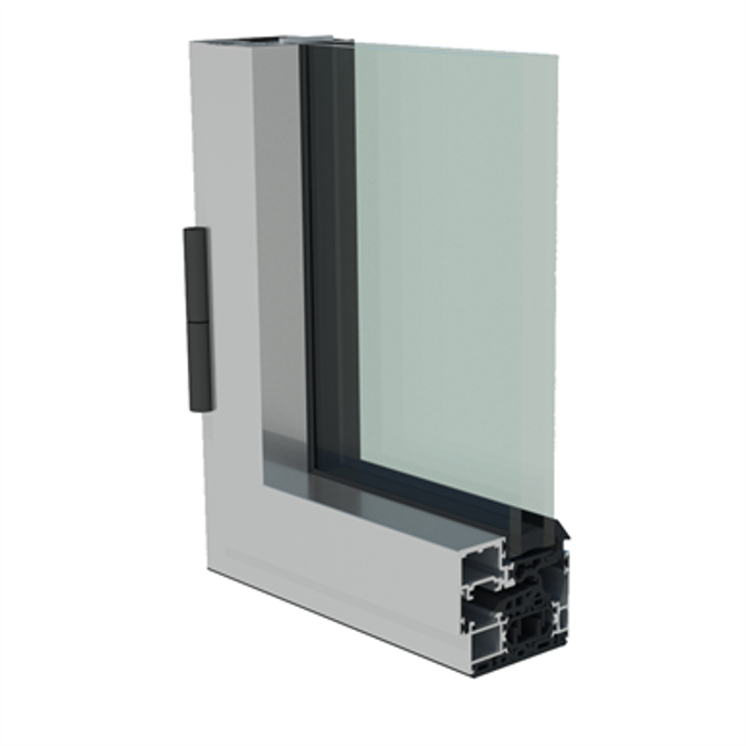 BIM object - ดาวน์โหลดฟรี! System ST - 1 LEAF WINDOW CONCEALED LINE ...