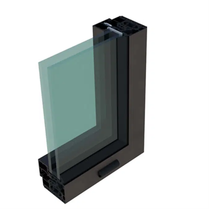 BIM objects - Free download! System ST - 1 LEAF WINDOW CONCEALED LINE ...