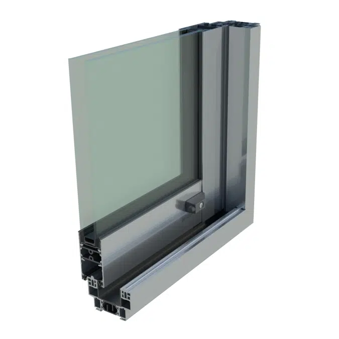 BIM objects - Free download! JT 2R 2 Leaves Sliding Window | BIMobject