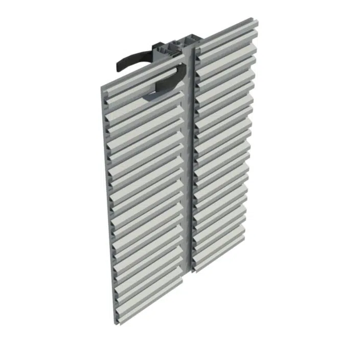 BIM objects - Free download! SA DOOR WITH QS09 AND QS06 BLADES | BIMobject