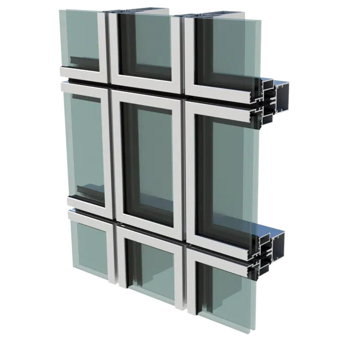 BIM objects - Free download! System FC - STRUCTURAL CURTAIN WALL ...