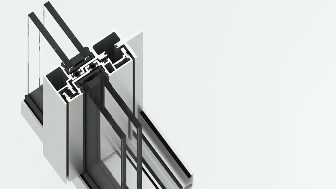BIM objects - Free download! OS DOUBLE 3R 6 LEAVES SLIDING WINDOW ...