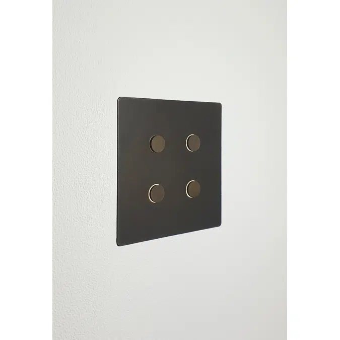 BIM objects - Free download! Flush wall mount for Lutron Alisse 1C/2C ...