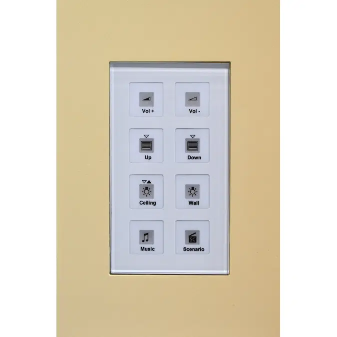 BIM objects - Free download! Flush wall mount for MDT BE-GTx8x.01 ...