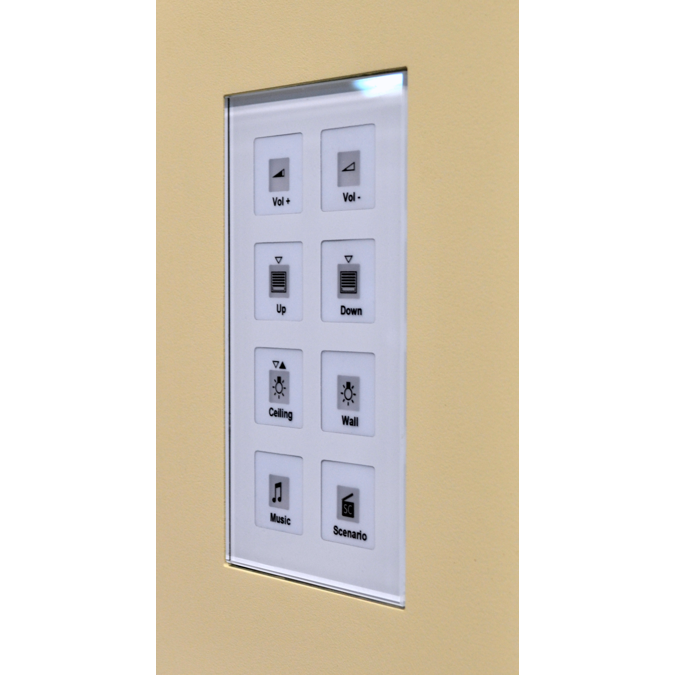 BIM objects - Free download! Flush wall mount for MDT BE-GTx8x.01 ...