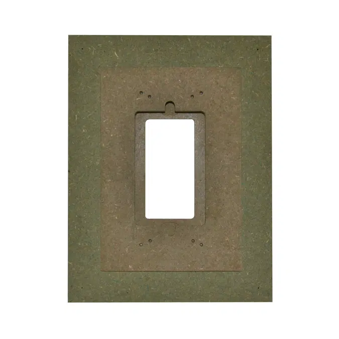 Objetos BIM - ¡Descarga gratis! Flush wall mount for Control4 Decora ...
