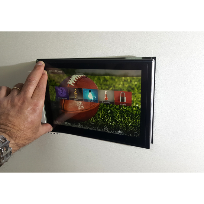 BIM objects - Free download! Flush wall mount for URC TKP-9600 touch ...