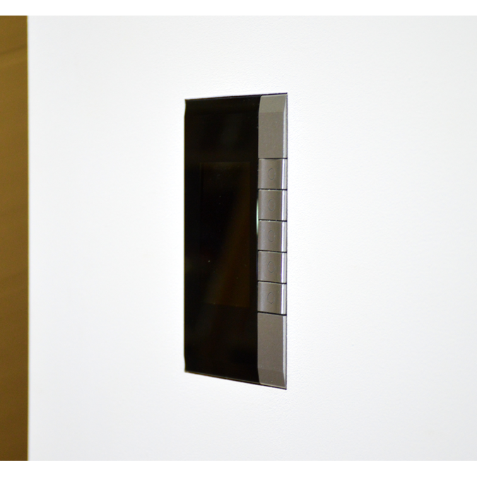 Objetos BIM - ¡Descarga gratis! Flush wall mount for Schneider C-Bus ...