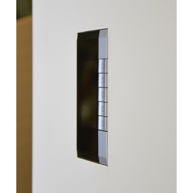 Objetos BIM - ¡Descarga gratis! Flush wall mount for Schneider C-Bus ...