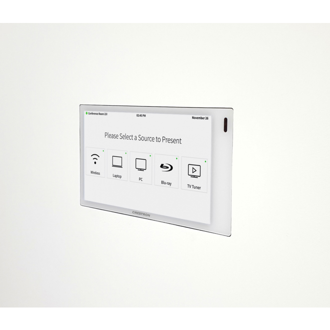 BIM objects - Free download! Flush wall mount for Crestron TSW-570 ...