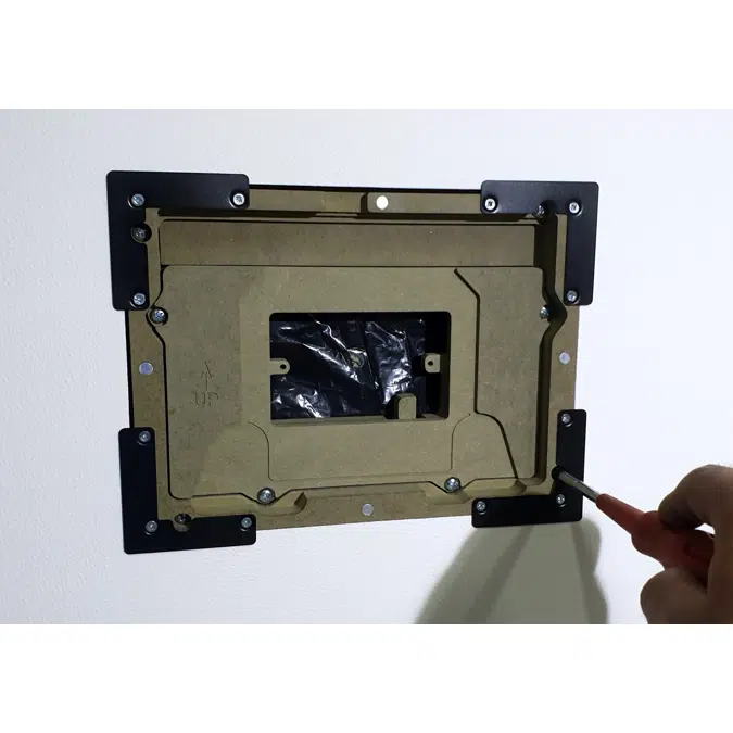 BIM objects - Free download! Retrofit mount for Control4 C4-T4IW8 touch ...