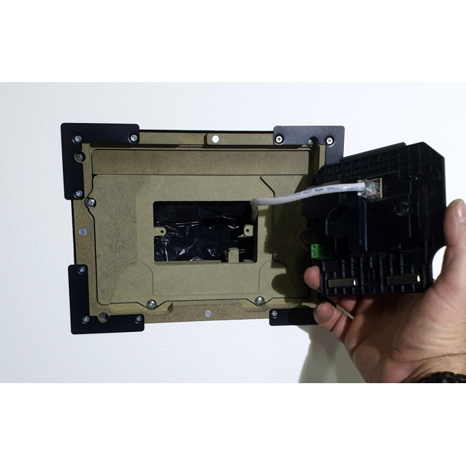 BIM objects - Free download! Retrofit mount for Control4 C4-T4IW8 touch ...