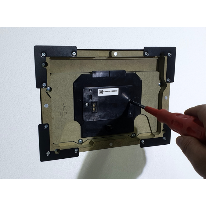 BIM objects - Free download! Retrofit mount for Control4 C4-T4IW8 touch ...