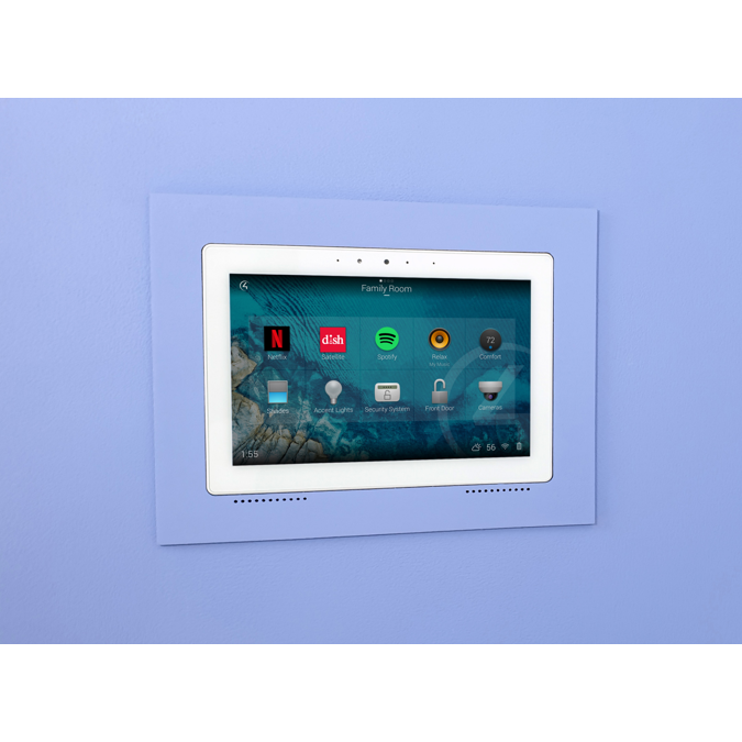 BIM objects - Free download! Retrofit mount for Control4 C4-T4IW8 touch ...