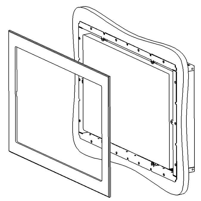 BIM objects - Free download! Retrofit mount for Crestron TSD-2220 ...