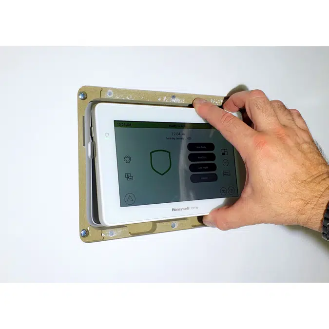 BIM objects - Free download! Flush wall mount for Honeywell 6290W ...