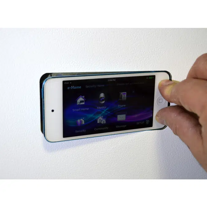 BIM objects - Free download! Flush wall mount for iPod touch | BIMobject