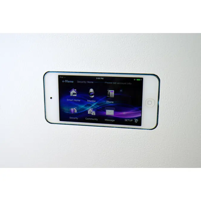 BIM objects - Free download! Flush wall mount for iPod touch | BIMobject