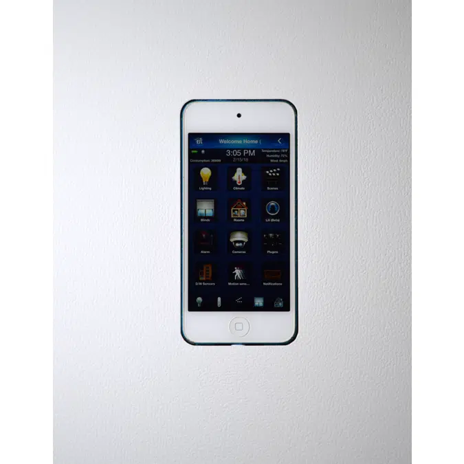 BIM objects - Free download! Flush wall mount for iPod touch | BIMobject