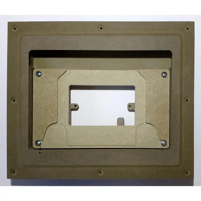 BIM objects - Free download! Flush wall mount for Control4 C4-T4IW8 ...