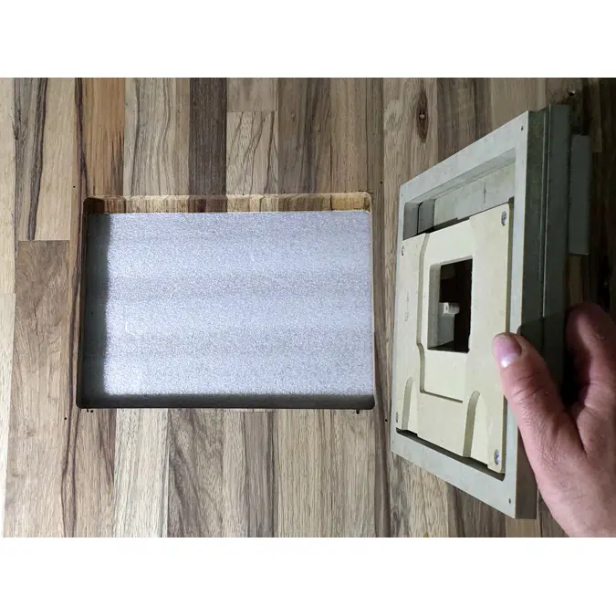 BIM objects - Free download! Flush Solid Board mount for Control4 C4 ...