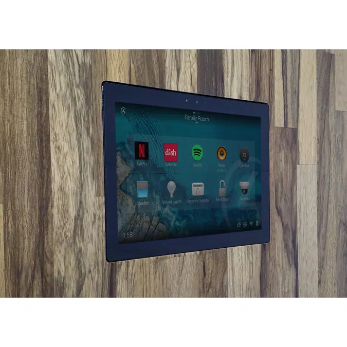 BIM objects - Free download! Flush Solid Board mount for Control4 C4 ...