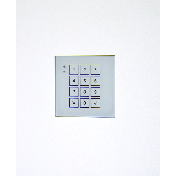 Objetos BIM - ¡Descarga gratis! Flush wall mount for CONTAL C-Glass ...