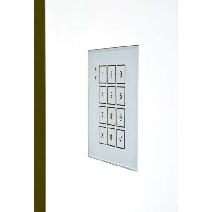 BIM objects - Free download! Flush wall mount for CONTAL C-Glass Card ...