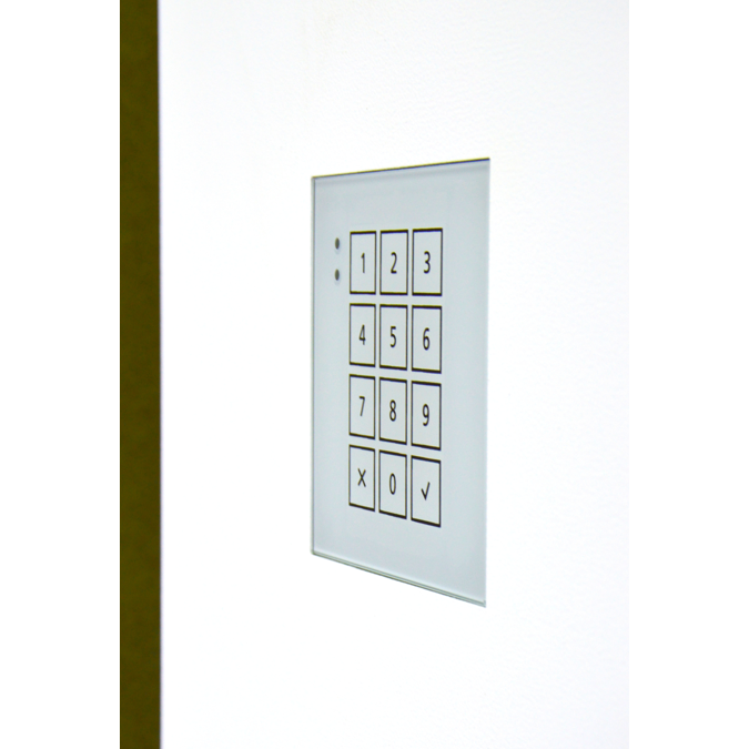 Objetos BIM - ¡Descarga gratis! Flush wall mount for CONTAL C-Glass ...