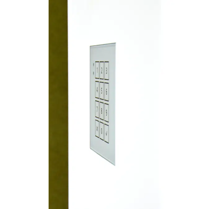 BIM objects - Free download! Flush wall mount for CONTAL C-Glass Card ...