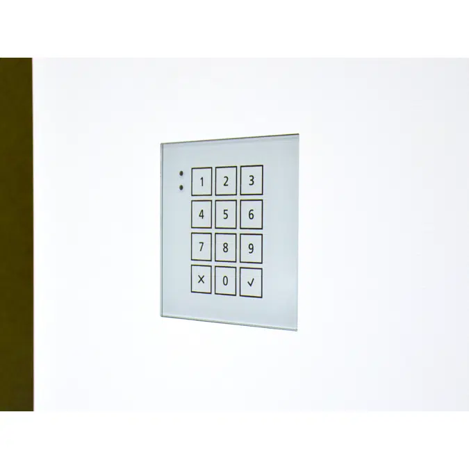 BIM objects - Free download! Flush wall mount for CONTAL C-Glass Card ...