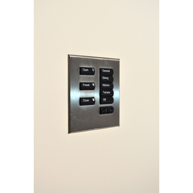BIM objects - Free download! Flush wall mount for Lutron International ...