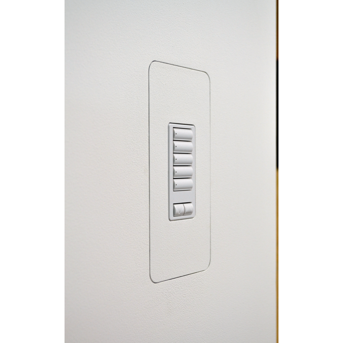 BIM objects - Free download! Flush wall mount for Lutron HomeWorks® QS ...
