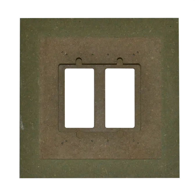 BIM objects - Free download! Flush wall mount for Control4 Decora Wired ...