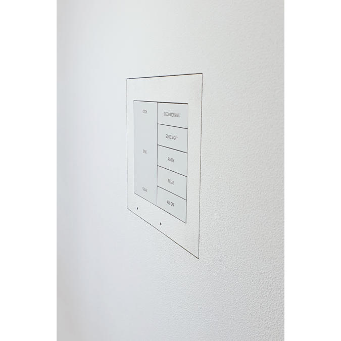 Objetos BIM - ¡Descarga gratis! Flush wall mount for two Crestron HZ ...