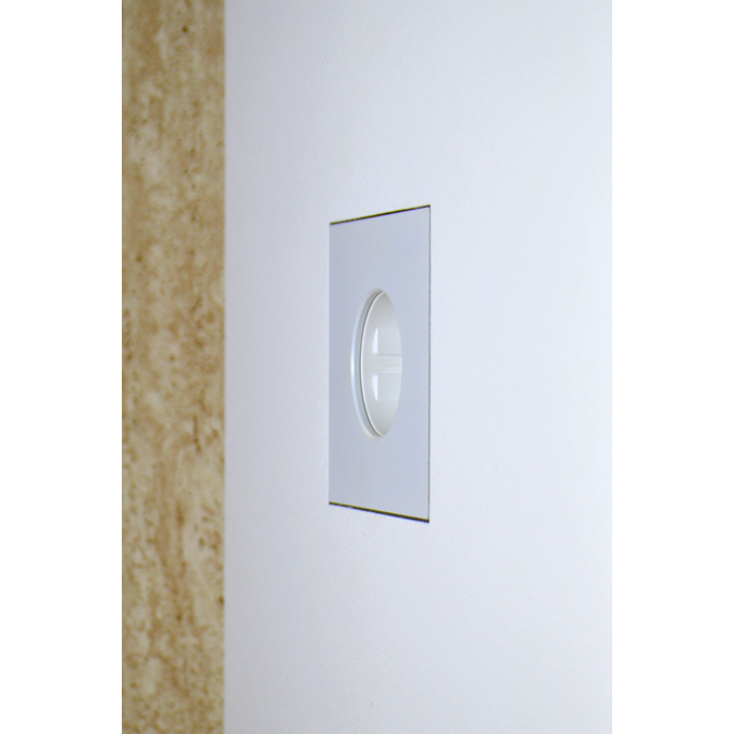 BIM objects - Free download! Flush wall mount for Basalte satin white ...