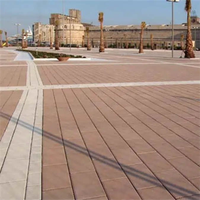 BIM objects - Free download! concrete paving blocks V.MODULA9 | BIMobject